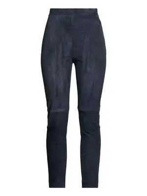 Max Mara Suede Skinny Trousers - Black