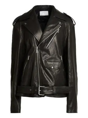 Sportmax Leather Biker Jacket - No