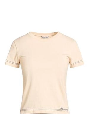 Burberry Burberry Short-Sleeve Crewneck T-Shirt With Appliqués Beige
