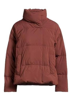 Max Mara Padded Down Jacket With High Neck - Red