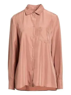MAX MARA Weekend Max Mara Plain Satin Long Sleeve Shirt