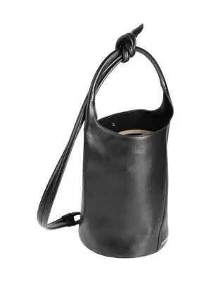 JACQUEMUS Jacquemus Leather Bucket Bag With Knot Detail