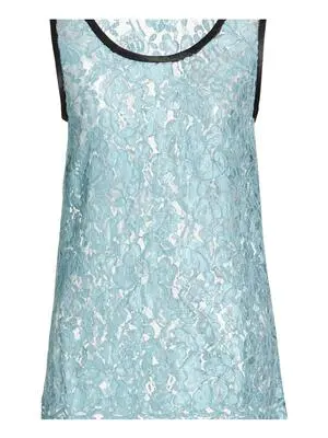 Dolce & Gabbana Dolce & Gabbana Sleeveless Lace Top Blue