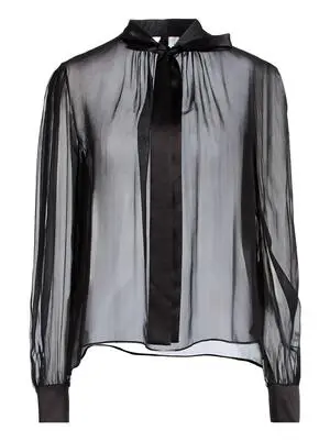 Dolce & Gabbana Silk Chiffon Bow Blouse - No