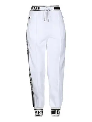 Dolce & Gabbana Fleece Jogger Trousers - White
