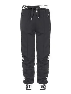 Dolce & Gabbana Fleece Track Pants - Black