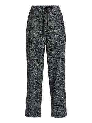 DOLCE & GABBANA Dolce & Gabbana Herringbone Flannel Drawstring Waist Pants