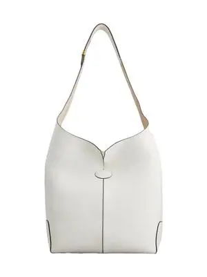 TOD'S Tod's Di Bag Folio Large Shoulder Bag White
