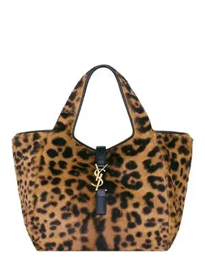 Saint Laurent Le 5 À 7 Baby Bea Bag - Brown/black