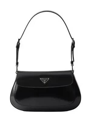 PRADA Prada Cleo Brushed Leather Shoulder Bag