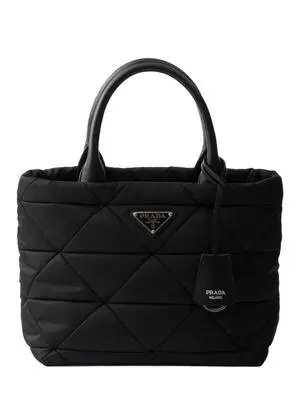 PRADA Prada Nappa Leather Double Handle Shoulder Bag