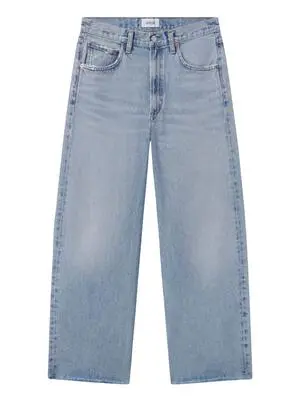 AGOLDE Agolde Low Curve Fray Jeans Blue