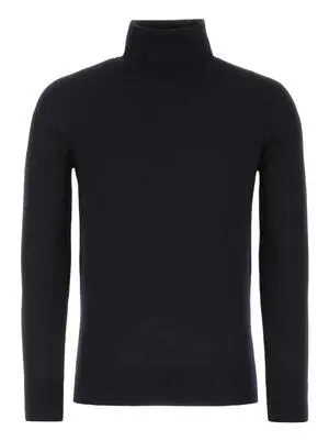Loro Piana Loro Piana High-Neck Knitted Pullover Total Eclipse