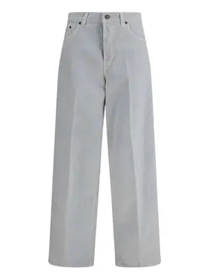 HAIKURE Haikure Logo Patch Straight-Leg Jeans White
