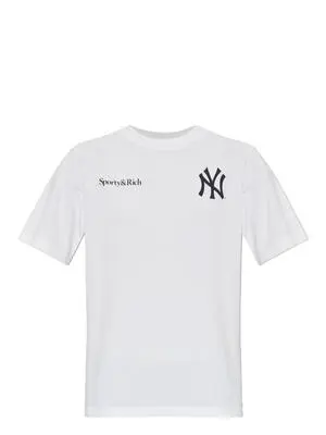 SPORTY  RICH Short-sleeved T-shirt - White