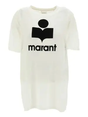Isabel Marant Étoile Logo Printed Crewneck T-shirt - White