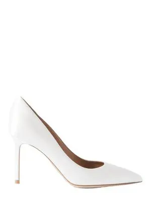 GIANVITO ROSSI Gianvito Rossi Gianvito 85 Satin High Heels White