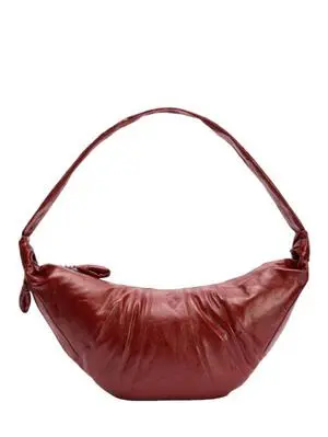 LEMAIRE Large Croissant Shoulder Bag - Red