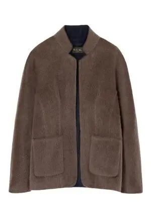 LORO PIANA Loro Piana Irvin Jacket With Stand Collar And Patch Pockets