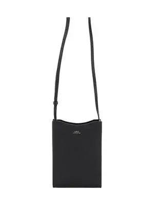 A.p.c. A.P.C. Jamie Logo Embossed Neck Pouch Black