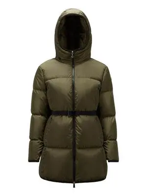 Moncler Sirli Zip-up Short Down Jacket - Green