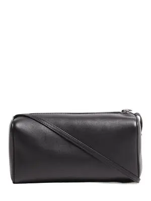 THE ROW 90's Leather Crossbody Bag - Black