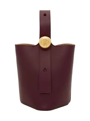Loewe Loewe Pebble Mini Bucket Bag Red