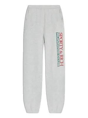SPORTY  RICH Logo Pattern Sweatpants