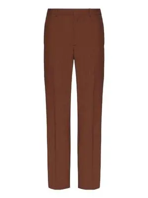 Valentino Garavani Side-stripe Tailored Trousers - Brown