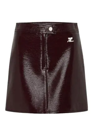 COURREGES Courreges Reedition Miniskirt Black