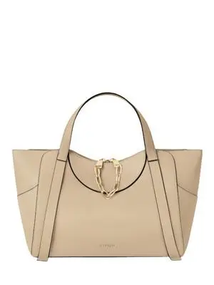 Givenchy Medium The Snatch Bag In Grained Leather - Dunes