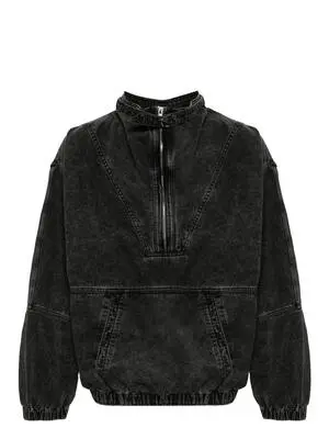Isabel Marant Étoile Clode Zip-up Denim Jacket - Black