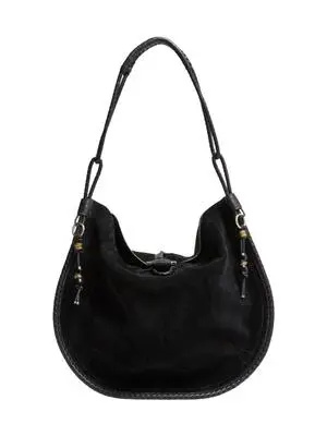 Isabel Marant Étoile Oskan Hobo Soft Bag In Suede - Black