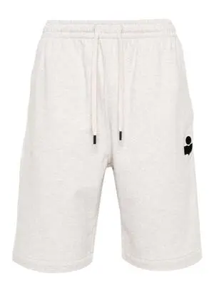 Isabel Marant Étoile Mahelo Jersey Bermuda Shorts - White