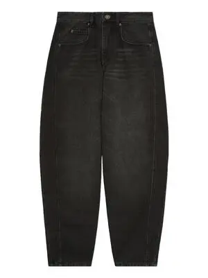 Isabel Marant Étoile Oriane Barrel Jeans - Black