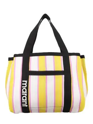 Isabel Marant Étoile Striped Tote Bag - Black