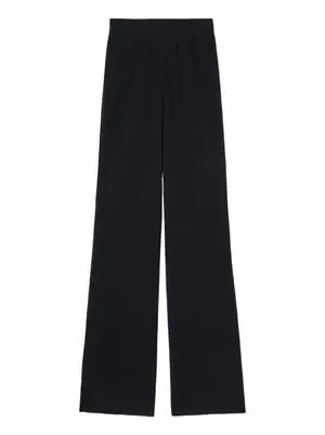 LORO PIANA Loro Piana Wide Leg Rib-Knit Pants