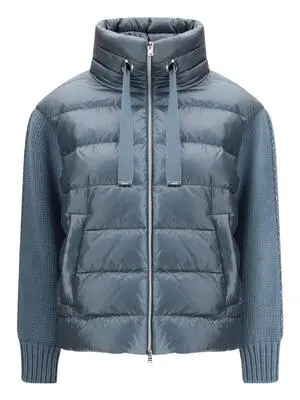 Herno Ultralight Knitted Resort Jacket - Blue