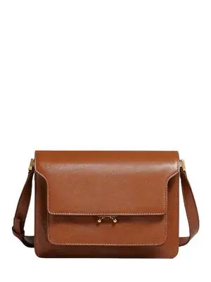 Marni Marni Trunk Soft Medium Shoulder Bag Brown
