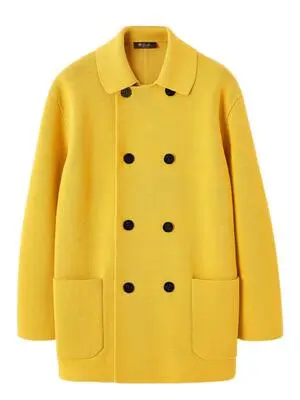 Loro Piana Corvetta Double-breasted Jacket With Anchor Detail - Minty Lemon