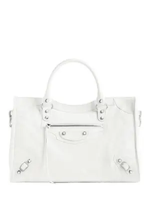 Balenciaga Le City Medium Tote Bag - White