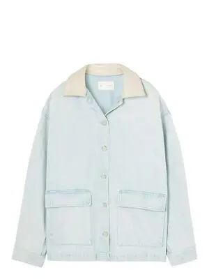 AGOLDE Agolde Oversized Military-Style Jacket Blue