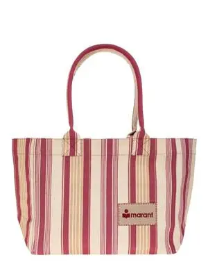 Isabel Marant Étoile Yenky Striped Tote Bag - Red