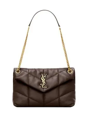 Saint Laurent Puffer Small Lambskin Bag - Arab