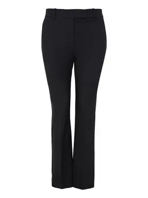 Alexander McQueen Straight Leg Tailored Trousers - Black