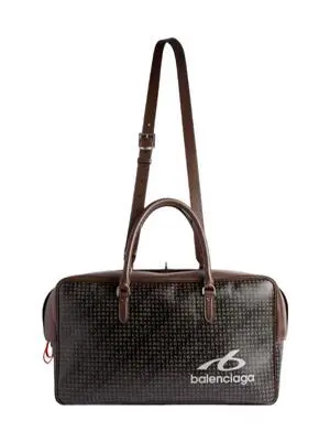 Balenciaga Le 7 Bowling Bag Large - Black/brown