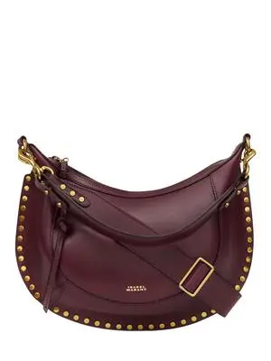 Isabel Marant Étoile Studded Leather Hobo Bag - Brown