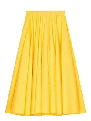 Givenchy Long Poplin Skirt - Aureus