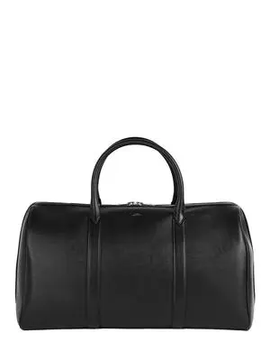 TOTEME Palmellato Leather Weekender Bag - Black