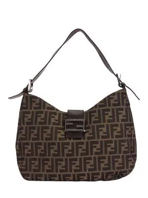 Fendi Zucca Monogram Shoulder Bag - Brown